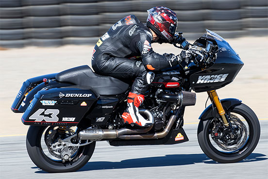 ALL HARLEY PODIUM AT LAGUNA SECA! - Vance & Hines