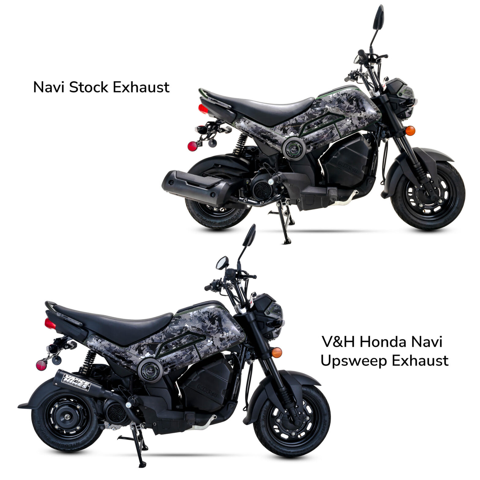 Navi Upsweep Exhaust - Vance & Hines