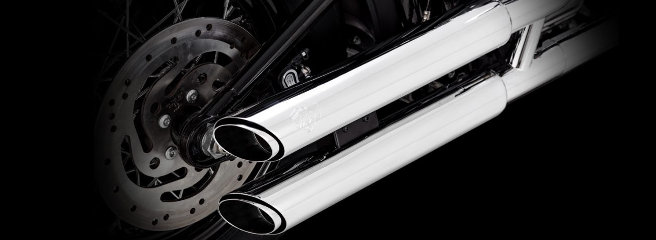 TWIN SLASH 3-INCH SLIP-ONS - Vance & Hines